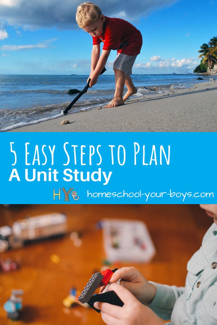 5 Easy Steps to Plan a Unit Study - Homeschool Your Boys