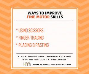 7 Fun Ideas for Improving Fine Motor Skills in Children - Homeschool ...