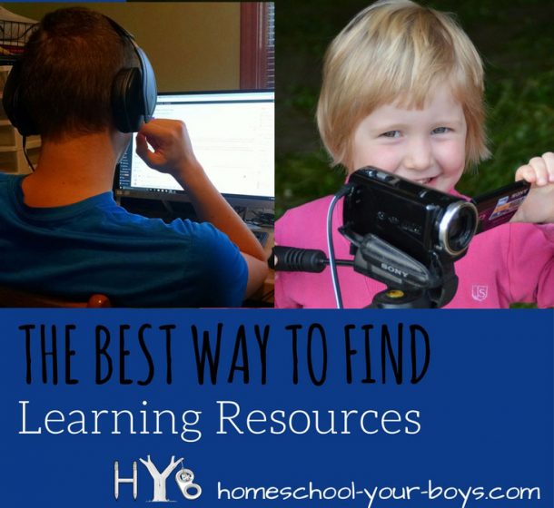 The Best Way to Find Learning Resources - Homeschool Your Boys