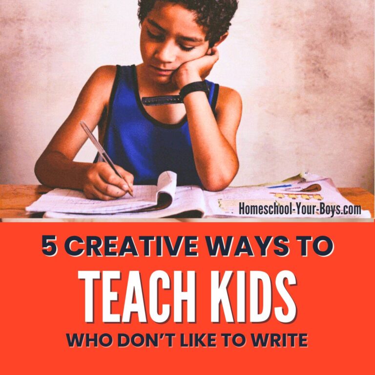 5 Creative Ways to Teach Kids Who Don't Like to Write - Homeschool Your ...