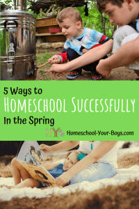 5 Ways to Homeschool Successfully in the Spring - Homeschool Your Boys