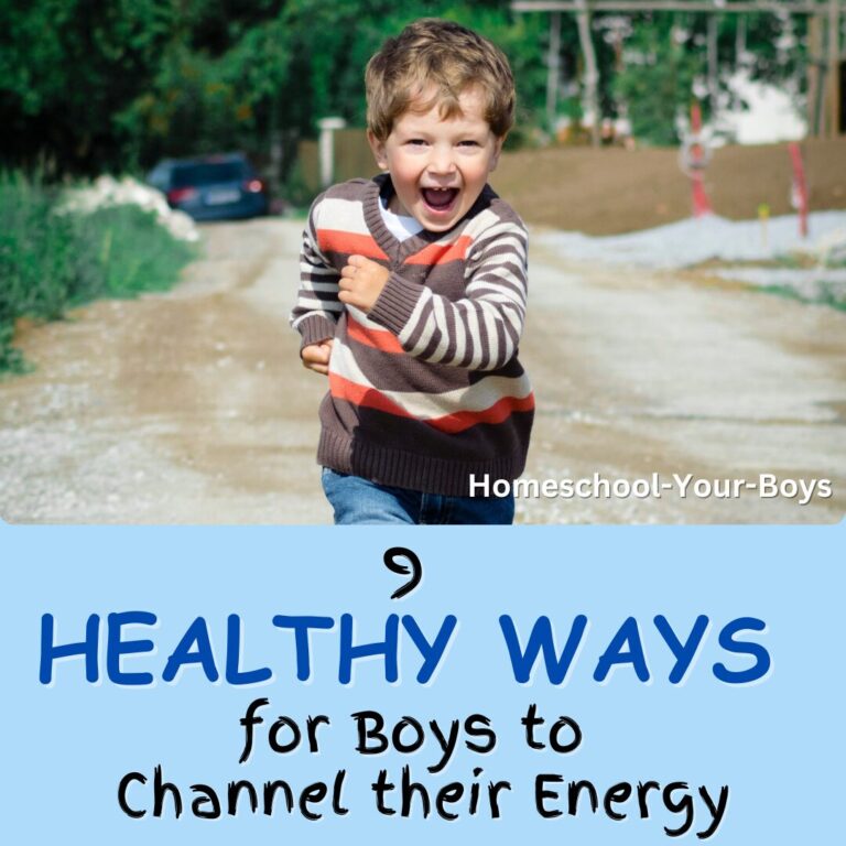 9 Healthy Ways for Boys to Channel Energy - Homeschool Your Boys